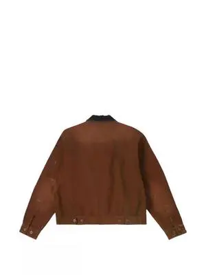 BLDG4 Worker Distressed Pin-embellished Jacket