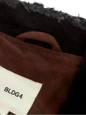 BLDG4 Worker Distressed Pin-embellished Jacket