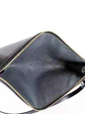 LOUIS VUITTON Pochette Accessoires Epi Leather Clutch Bag - Black