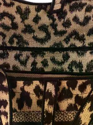 Dior Saddle Handbag Mizza Embroidered Canvas Medium Satchel