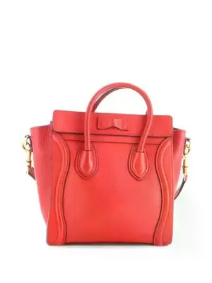 Celine Luggage Bag Grainy Leather Nano Crossbody Bag