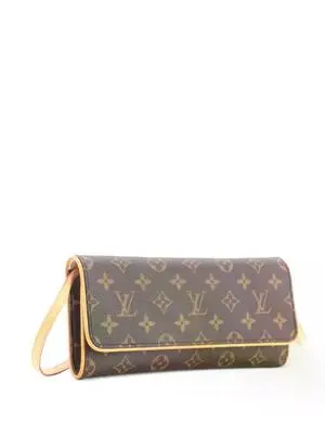 LOUIS VUITTON Twin Handbag Monogram Canvas Gm Crossbody Bag