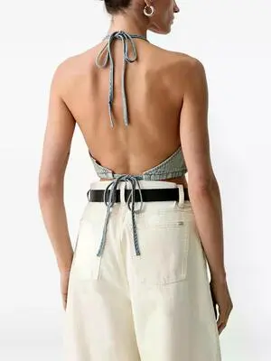 LEVI'S X Pride Road Worn Halter Stud-embellished Halterneck Top