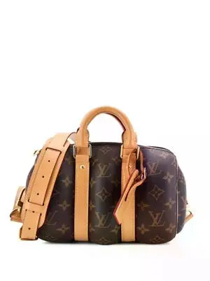 LOUIS VUITTON Keepall Bandouliere Bag Blown Up Monogram Canvas 25 Shoulder Bag - Brown