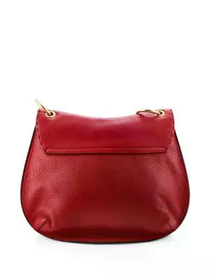 Gucci Gg Marmont Animalier Shoulder Bag Leather Medium Crossbody Bag - Red
