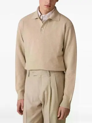 LARDINI Knitted Polo Shirt