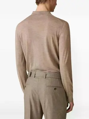 LARDINI Virgin Wool Polo Shirt