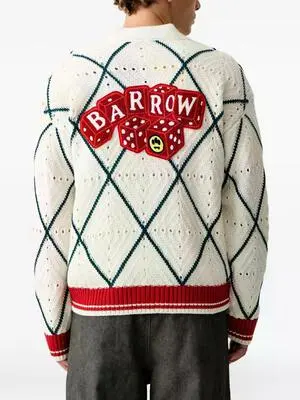 BARROW Logo-patch Cardigan