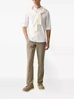 LINDBERGH Long-sleeve Oxford Shirt - White