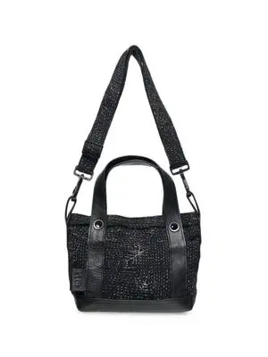 Y’s X Faf Kantha Cotton Tote Bag - Black