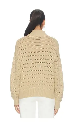 STITCHES & STRIPES Everly Half Zip In . Also