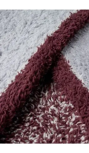 Barefoot Dreams Cozychic Belmar Border Throw