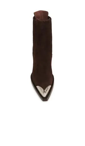 Paris Texas Dallas Embellished Toe Ankle Boot In . Also
