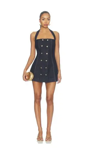 Retrofete Miramar Denim Dress In . Also - Blue
