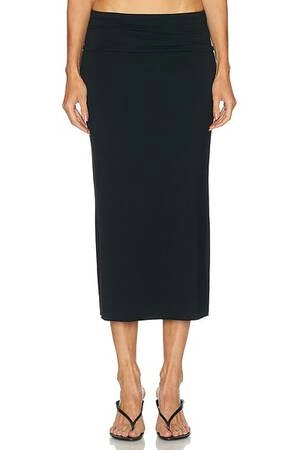 Eterne Elsa Soft Jersey Midi Skirt