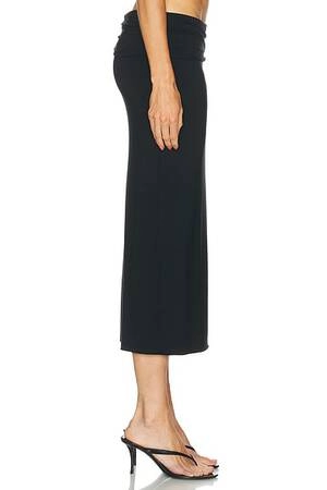Eterne Elsa Soft Jersey Midi Skirt