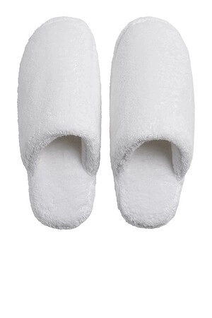 PARACHUTE Classic Plush Slippers - White
