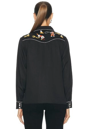 BODE Checkers Western Shirt