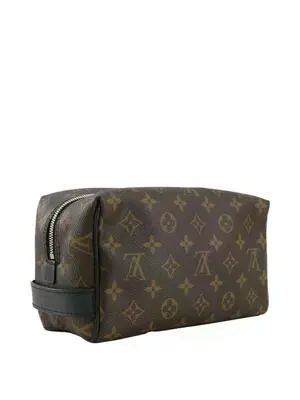 LOUIS VUITTON 2013 Monogram Macassar Toiletry Kit Clutch Bag