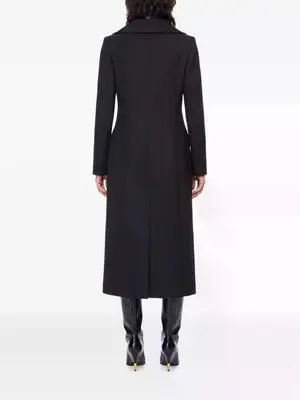 Elie Saab Floral-embroidered Single-breasted Coat