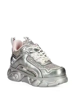 BUFFALO Cld Chai Glitter-effect Metallic Sneakers