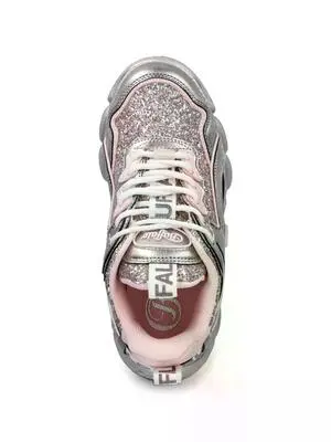 BUFFALO Cld Chai Glitter-effect Metallic Sneakers