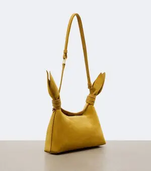 Loewe Scarf Mini Suede Shoulder Bag