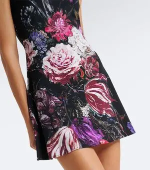 Roberto Cavalli Floral Minidress
