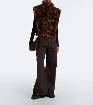 Bogner Chamonix Shearling And Suede Snow Boots