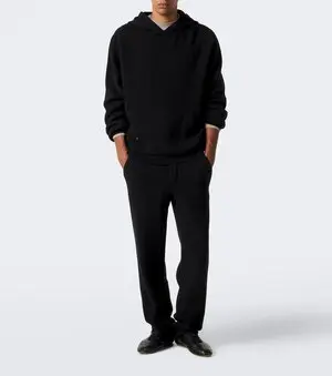 GOD'S TRUE CASHMERE Cashmere Sweatpants With Tiger's Eye