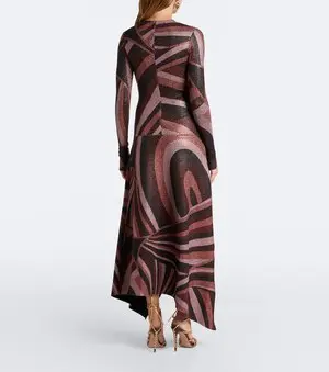 Emilio Pucci Iride Lurex® Jersey Midi Dress