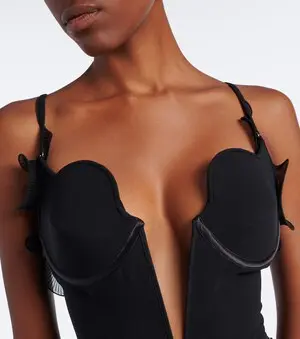 TOM FORD Ruffled Silk Bodysuit