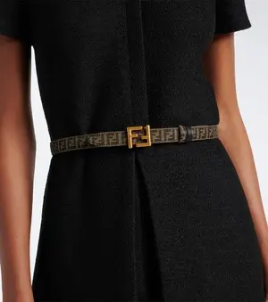 Fendi Ff Zucca Reversible Belt