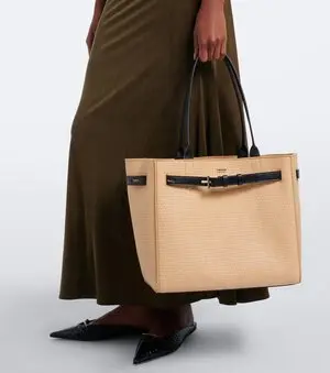 TOM FORD Audrey Medium Woven Shoulder Bag