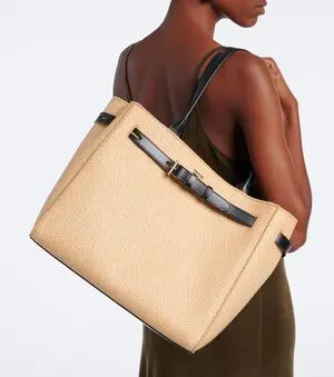 TOM FORD Audrey Medium Woven Shoulder Bag