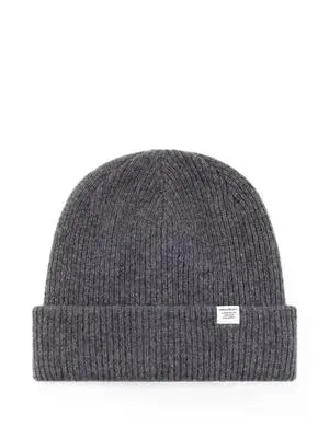 Norse Projects Ribbed-knit Beanie Hat - Grey