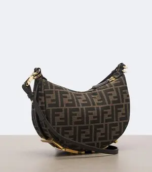 Fendi Graphy Mini Ff Zucca Shoulder Bag