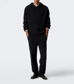 GOD'S TRUE CASHMERE Cashmere Hoodie With Tiger's Eye