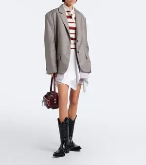 Acne Studios Bouni Leather Cowboy Boots