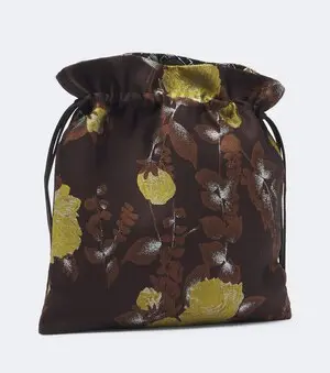 La DoubleJ Devon Floral Jacquard Pouch