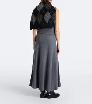 LISA YANG Torie Cashmere Midi Skirt