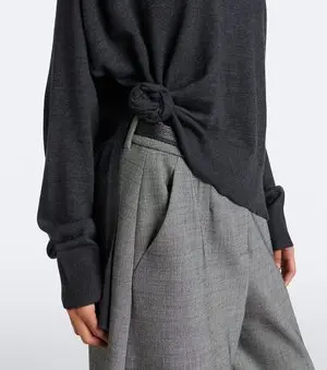 Magda Butrym Draped Wool Sweater