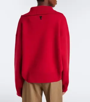 AMI Paris De Coeur Wool Sweater