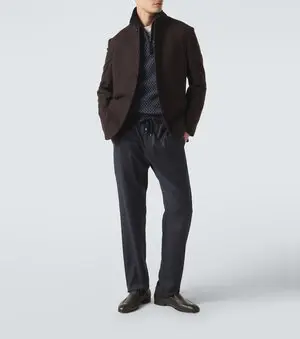 Agnona Wool Straight Pants