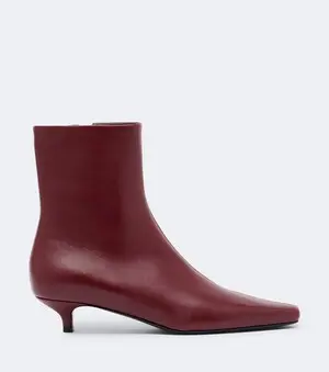 TOTEME Leather Ankle Boots