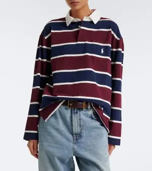 Polo Ralph Lauren Striped Cotton Jersey Polo Shirt