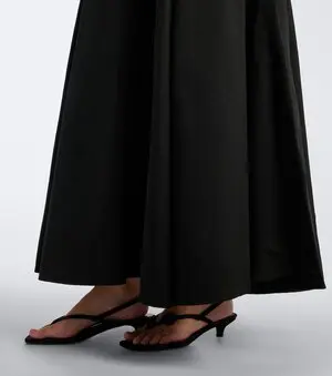 Staud Jill Cotton-blend Maxi Dress