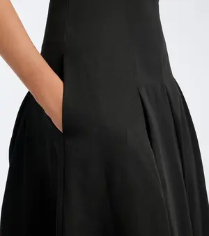 Staud Jill Cotton-blend Maxi Dress