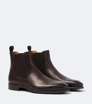 Magnanni Madison Leather Chelsea Boots - Brown