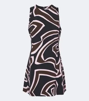 Emilio Pucci Labirinto Cady Minidress - Multicoloured